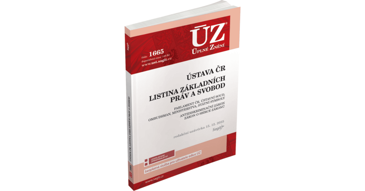 ÚZ 1665 Ústava ČR Listina základních práv a svobod - (book) | ACADEMIA